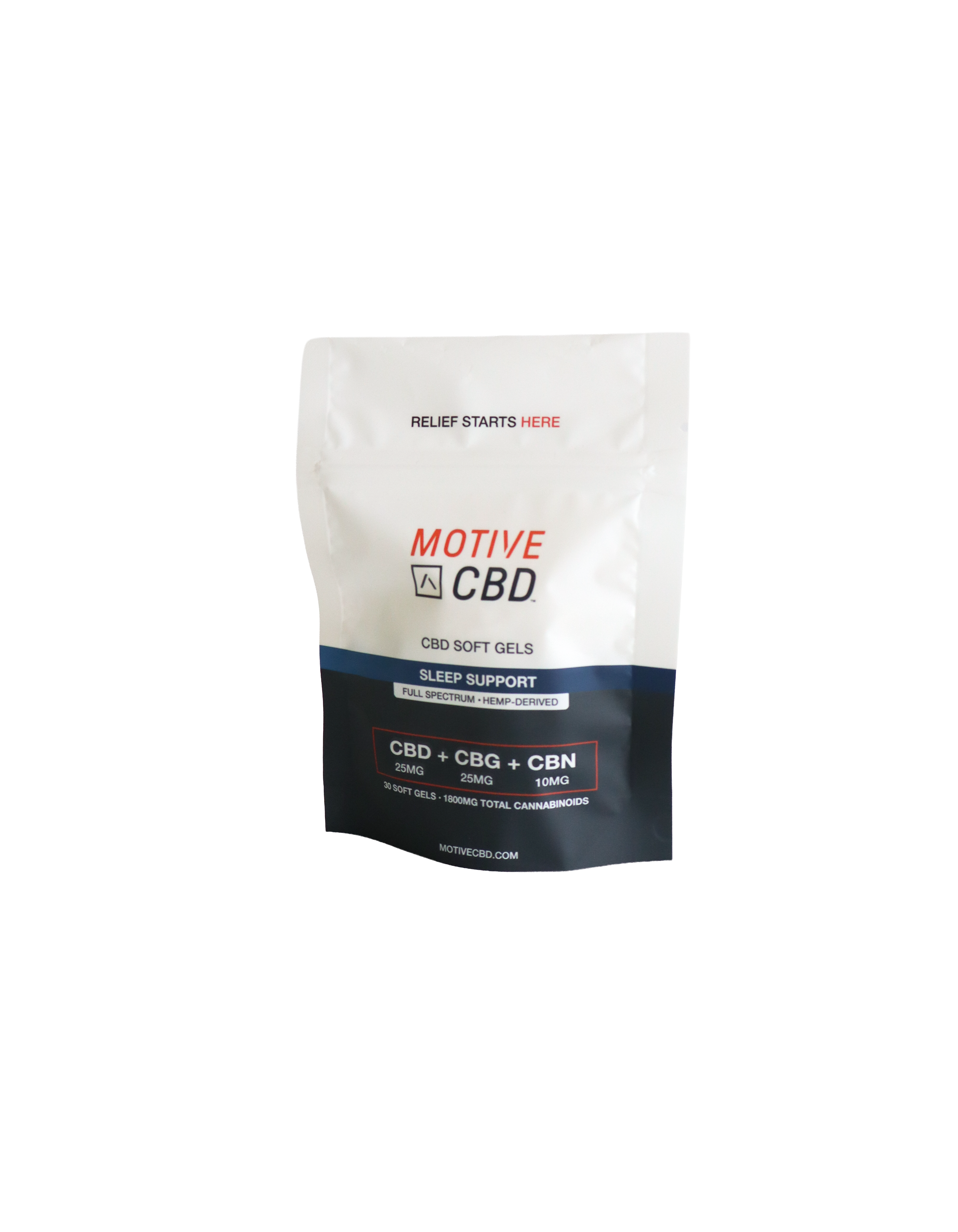 750mg Sleep Support Soft Gels – Motive CBD